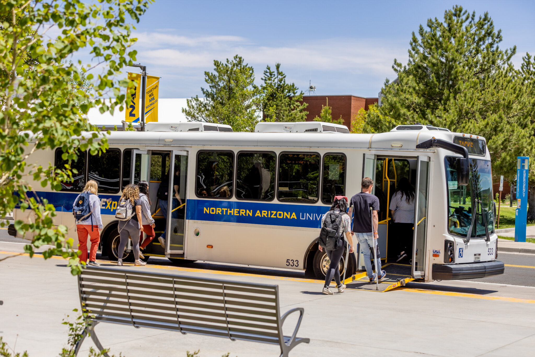 Transportation on campus | NAU